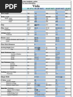 Cello Size and Dimension Guide | PDF | Cello | Musical Instruments