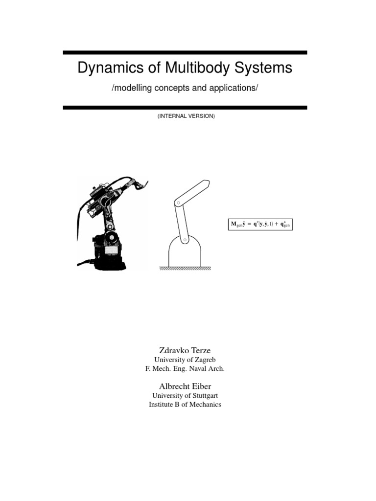 Multibody Dynamics in Engineering Applications | PDF | Numerical ...