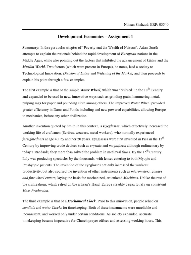 Summary of The Invention of Invention by Adam Smith | PDF | Clock ...