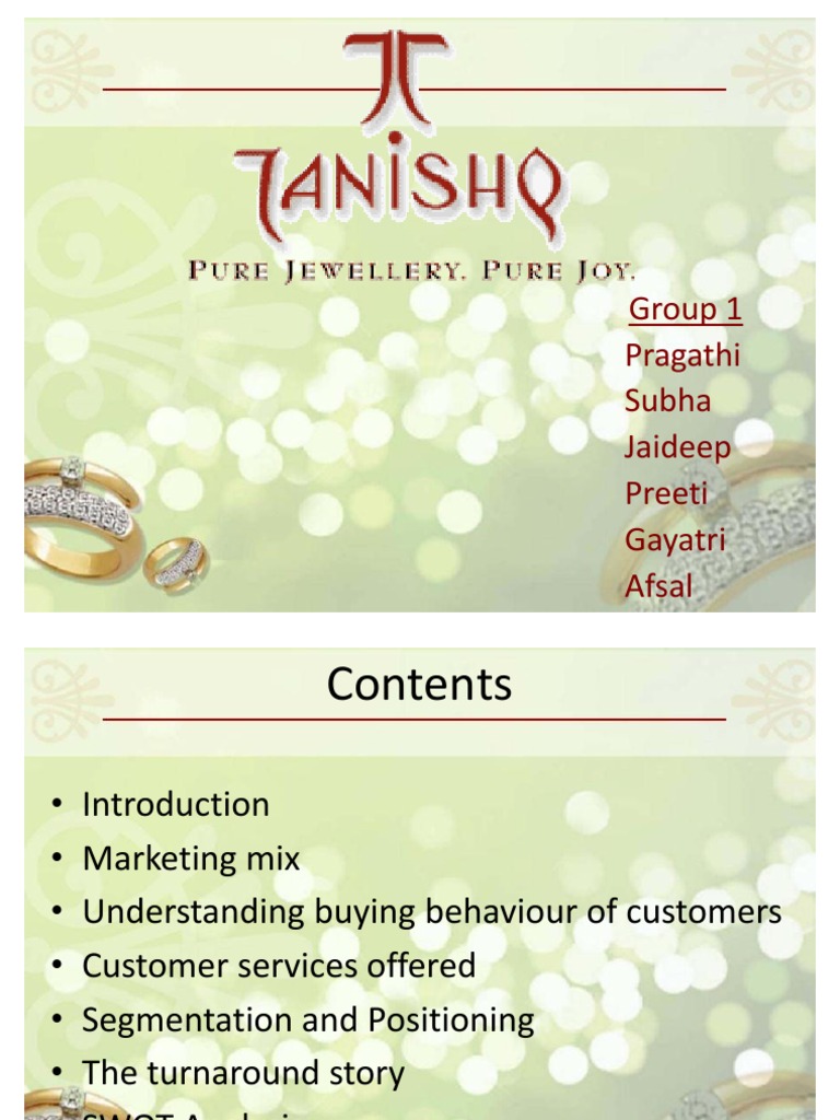 Tanishq | PDF | Jewellery | Retail