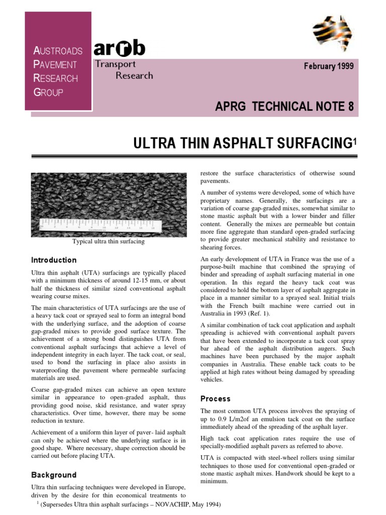 Open Graded Mix | Road Surface | Asphalt