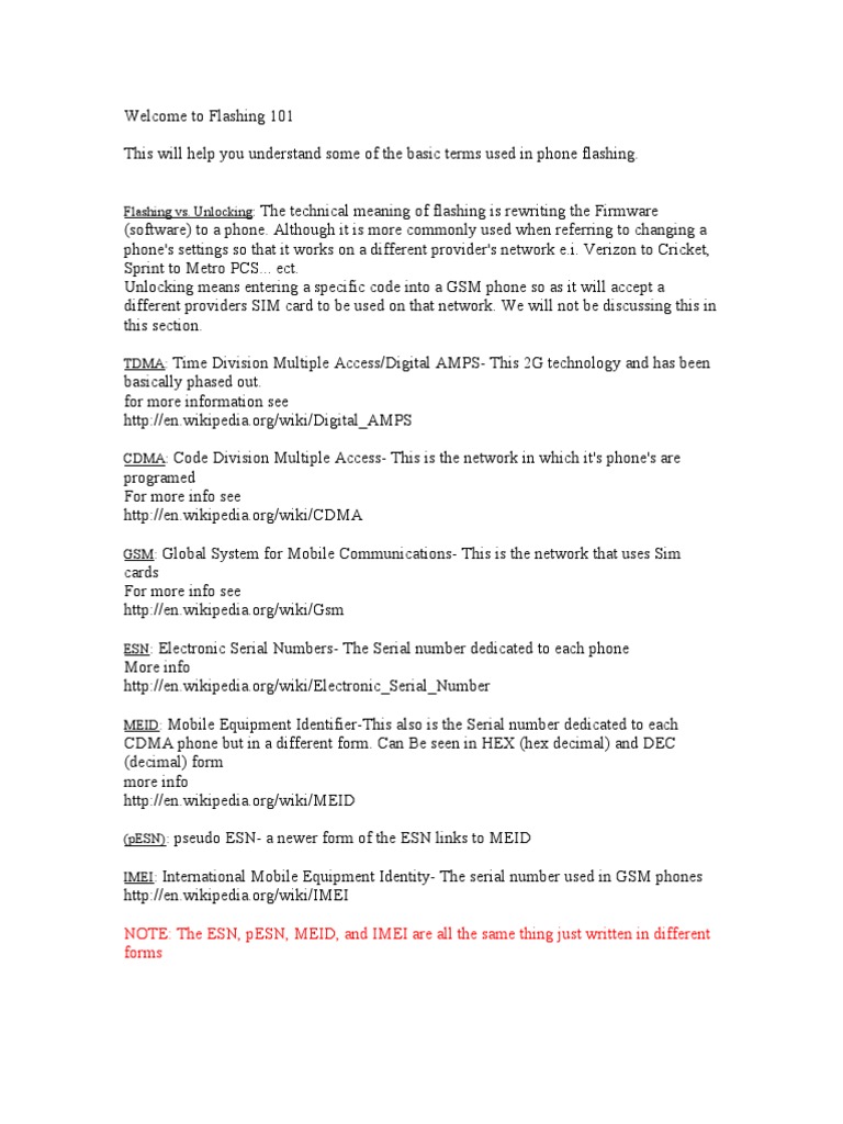 Cdma Vocab Basic Terms | PDF | Mobile Phones | Computer Networking