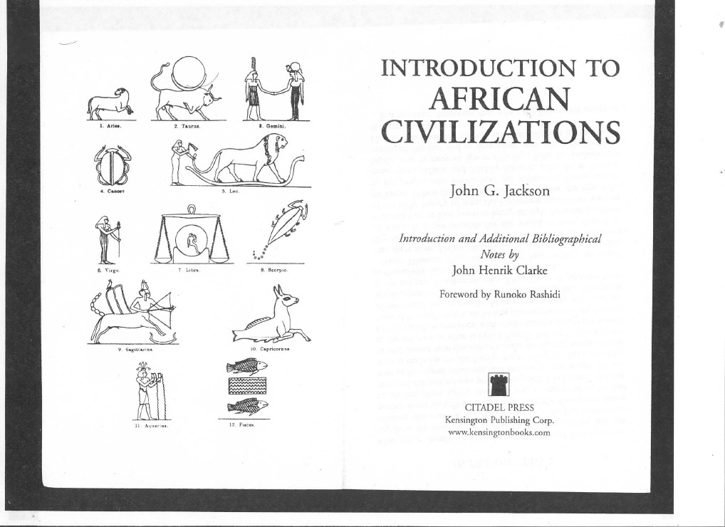 Introduction To African Civilizations | PDF