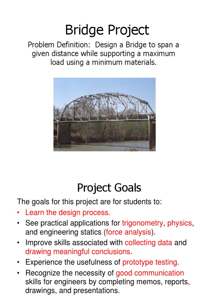 Intro Bridge Project | PDF | Truss | Beam (Structure)