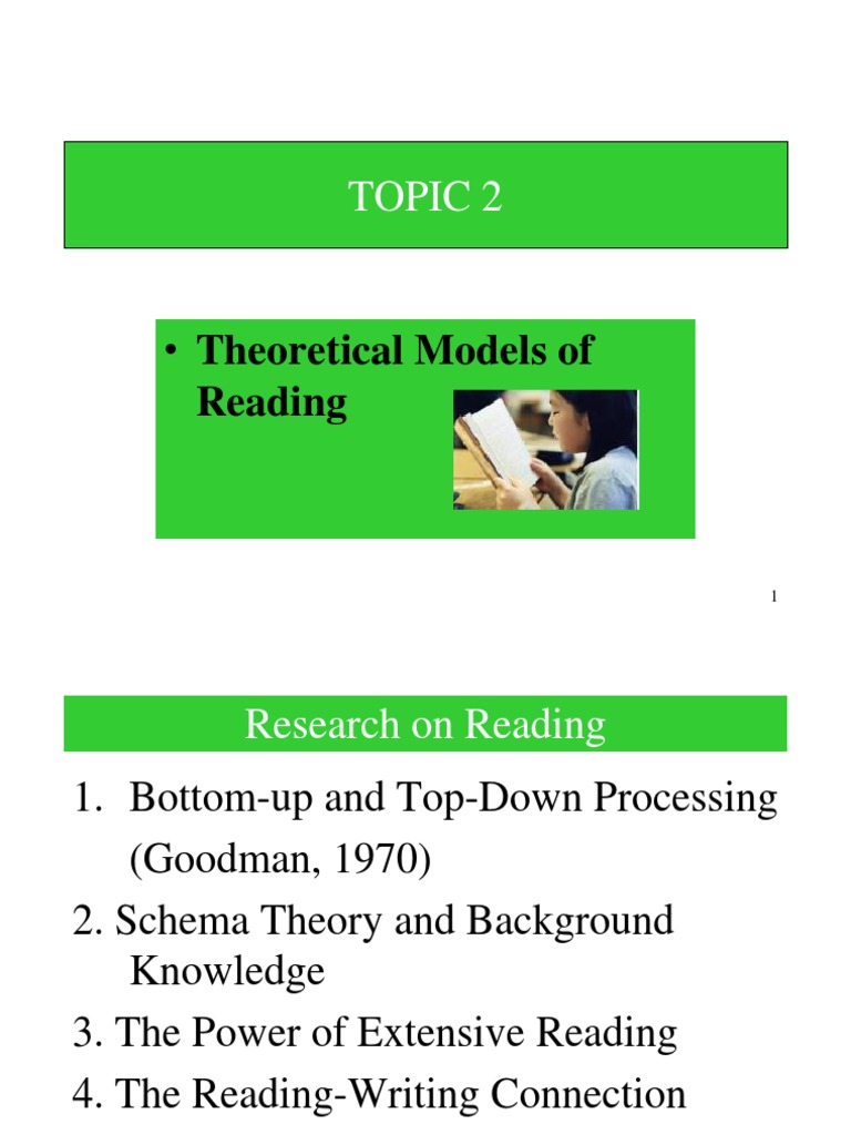 Theoretical Models of Reading Explained | PDF | Reading (Process) | Top ...