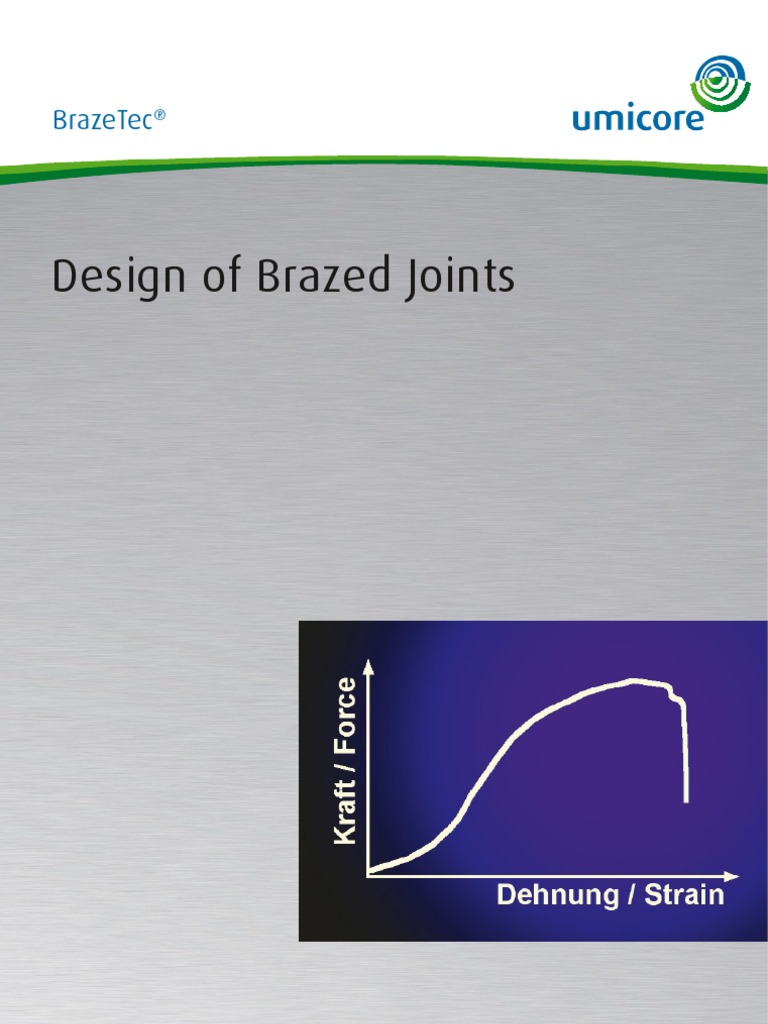 En P 02 Design of Brazed Joints | PDF