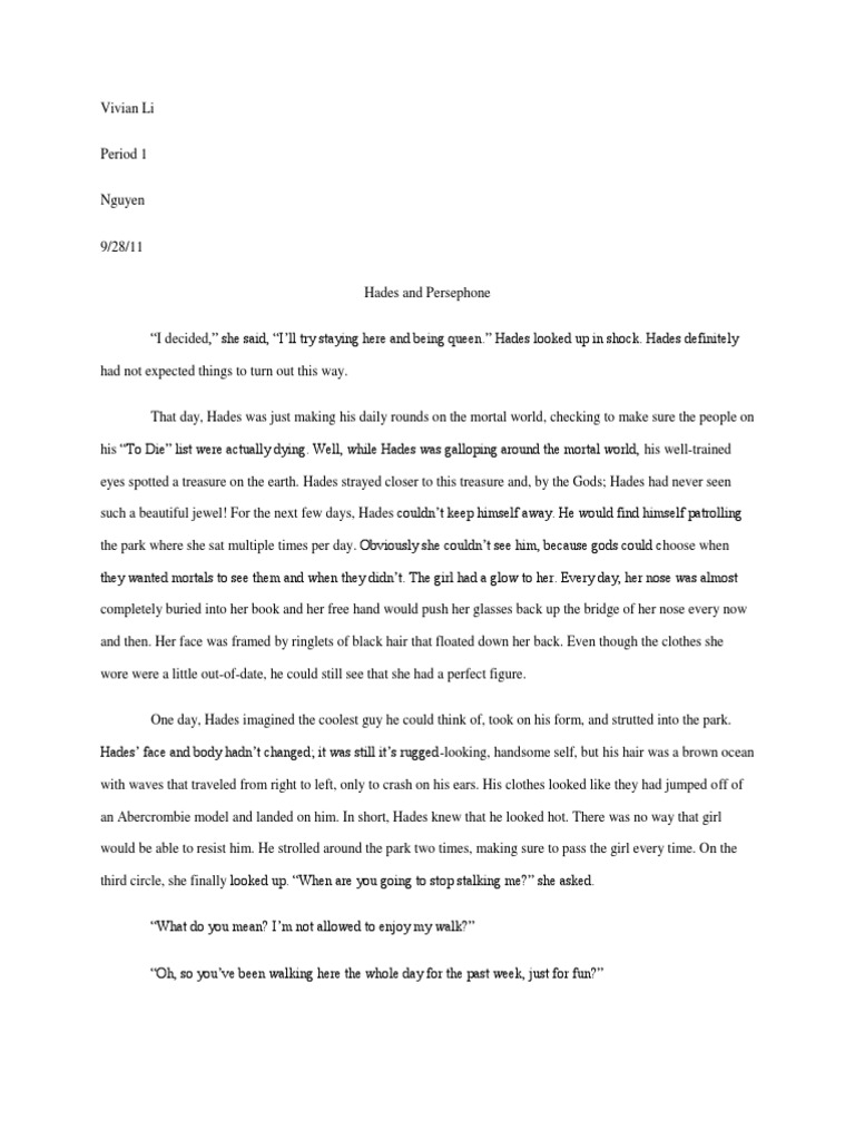 Hades and Persephone | PDF | Hades | Persephone