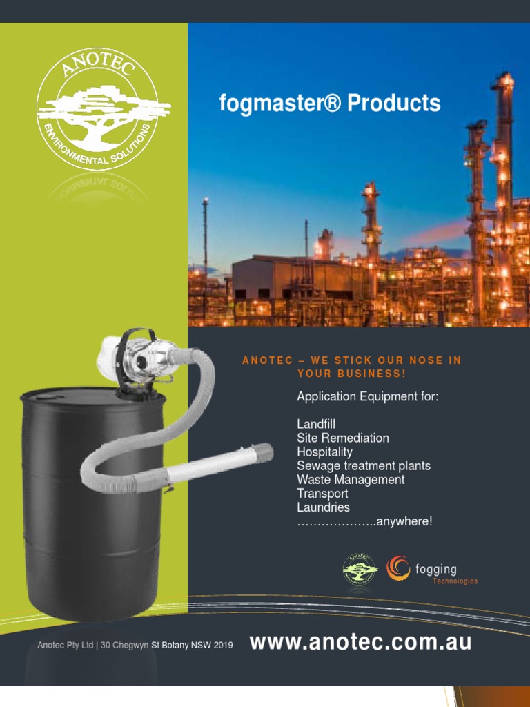 Fogmaster Products Brochure | PDF | Flow Measurement | Valve
