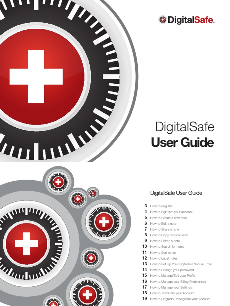 DigitalSafe User Guide | PDF | Password | Email