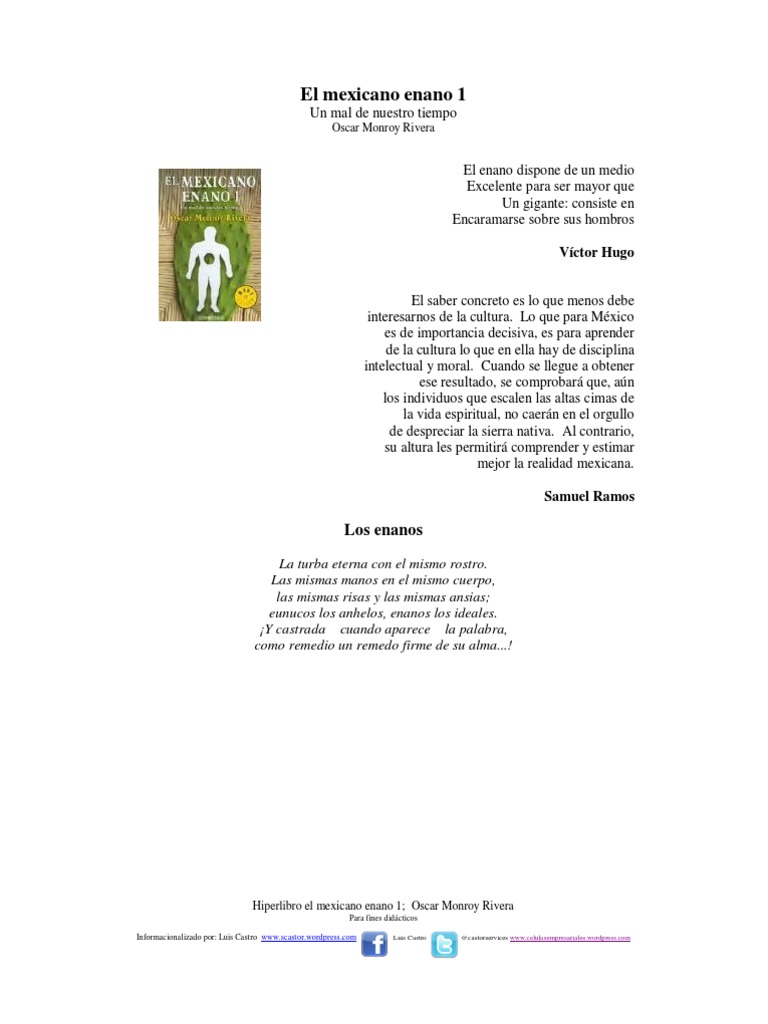 Mexicano Enano | PDF | México | Amor