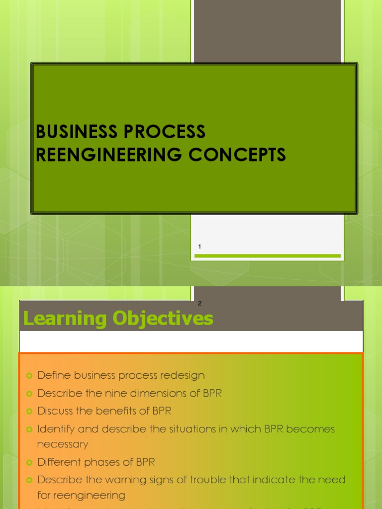 Business Process Re-Engineering | PDF | Business Process | Emergence