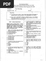Plant Physiology Model Exam # 30 Questions | PDF | Stoma | Cellular ...