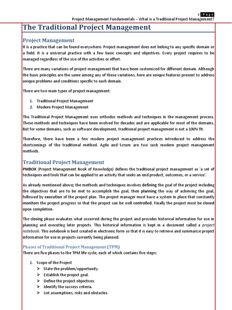 Project Management - Chapter 2 | PDF | Project Management | Systems Science