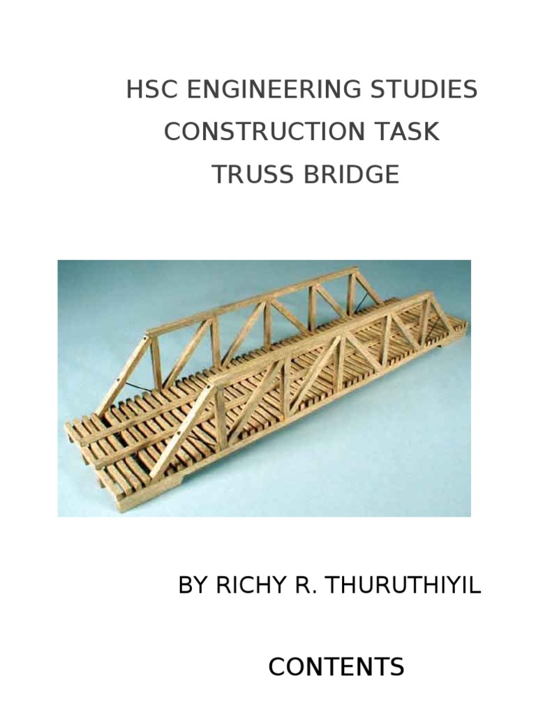 HSC Engineering Studies | PDF | Bridge | Civil Engineering