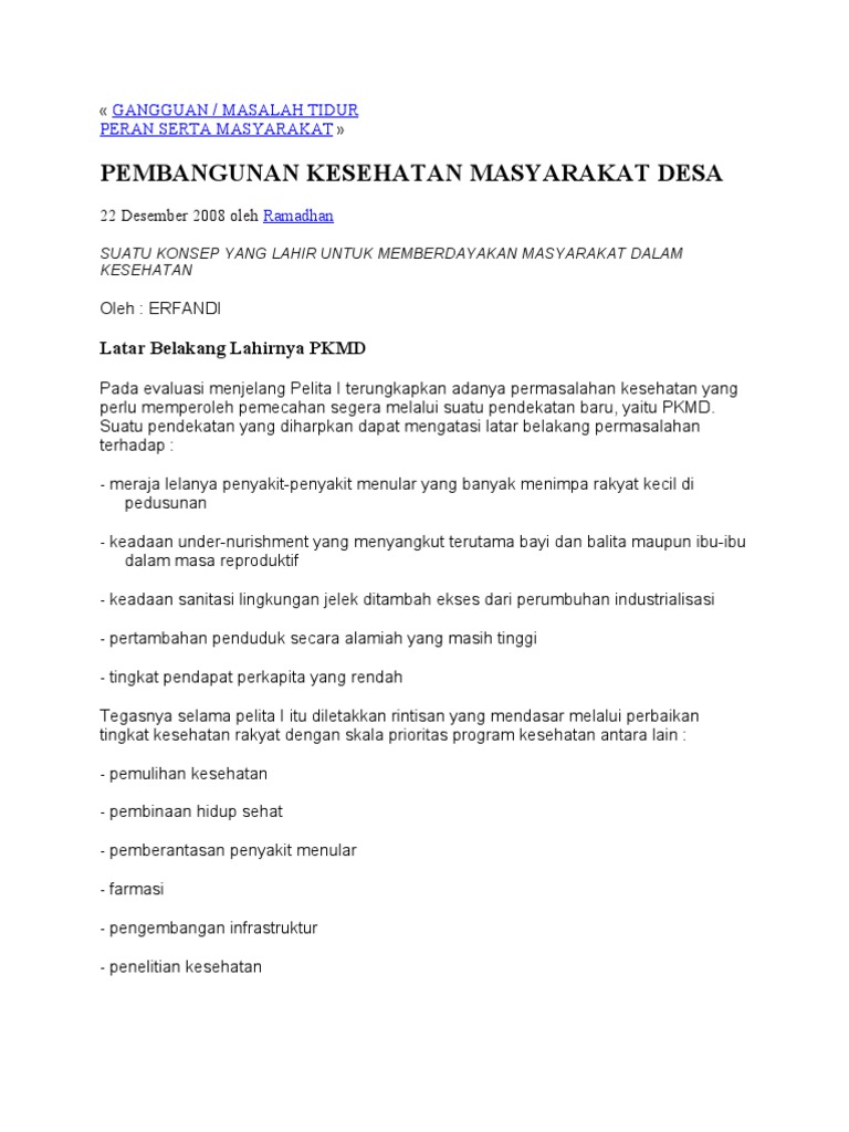 PKMD | PDF | Ilmu Sosial | Kesehatan Holistik