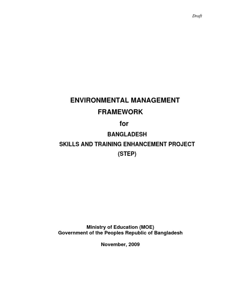 Environmental Management Framework | Download Free PDF | Environmental ...