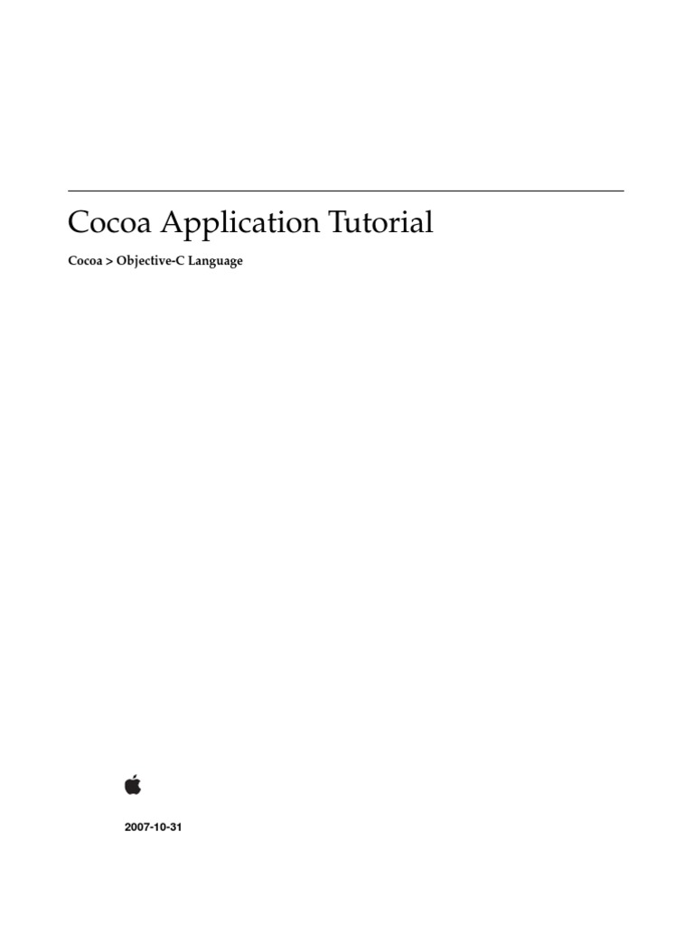 Objective C Tutorial Pdf Class Computer Programming Object Computer Science