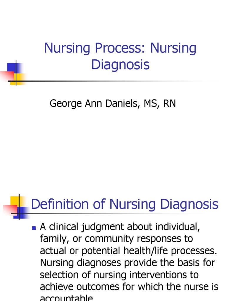Nursing Process Nursing Diagnosis Pdf Medical Diagnosis Nursing