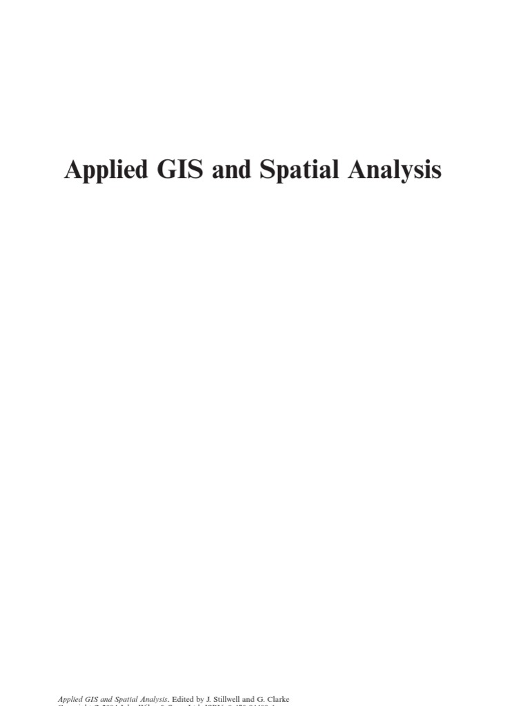 Applied GIS and Spatial Analysis 1 | PDF | Geographic Information ...