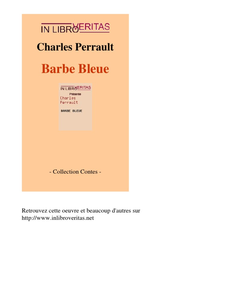 Charles Perrault - La Barbe Bleue | PDF | Art | Poésie
