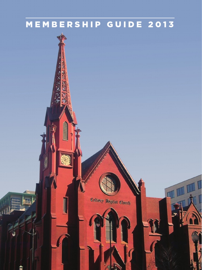 Membership Booklet 2013 FINAL Spreads 12-13-12 | PDF | Baptism ...