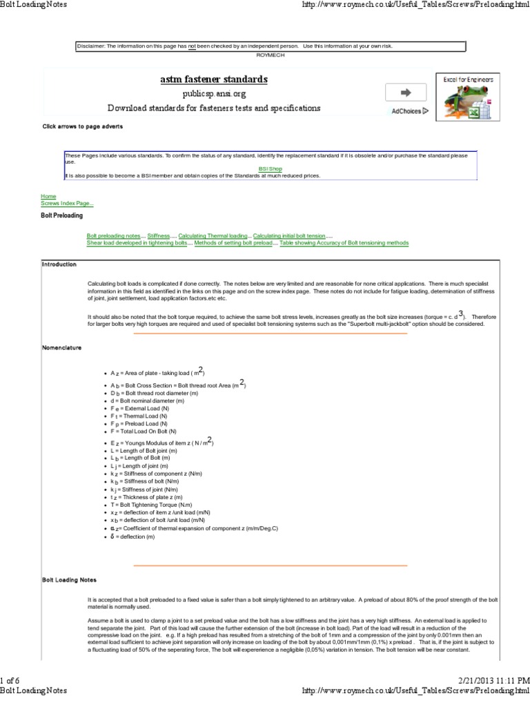Astm Fastener Standards: Download Standards For Fasteners Tests and ...