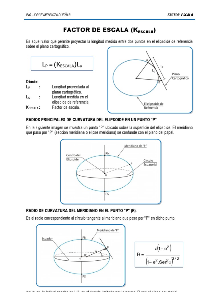 Factor Es | PDF | Ciencias de la Tierra | Geodesia