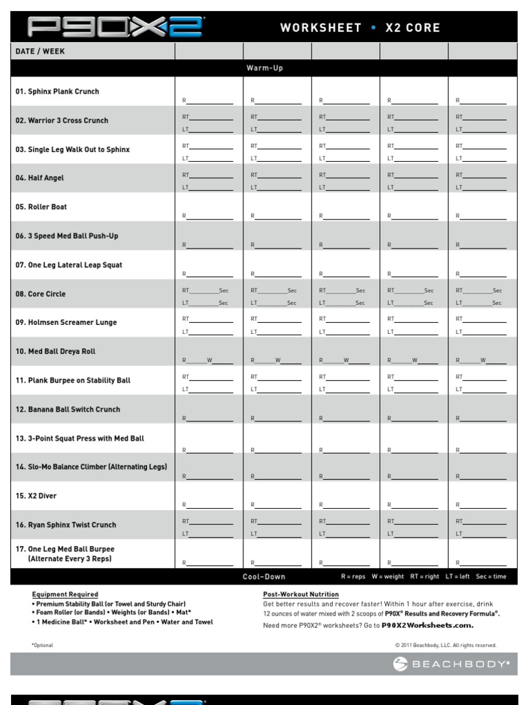 Worksheet X2 Core: Warm-Up | PDF