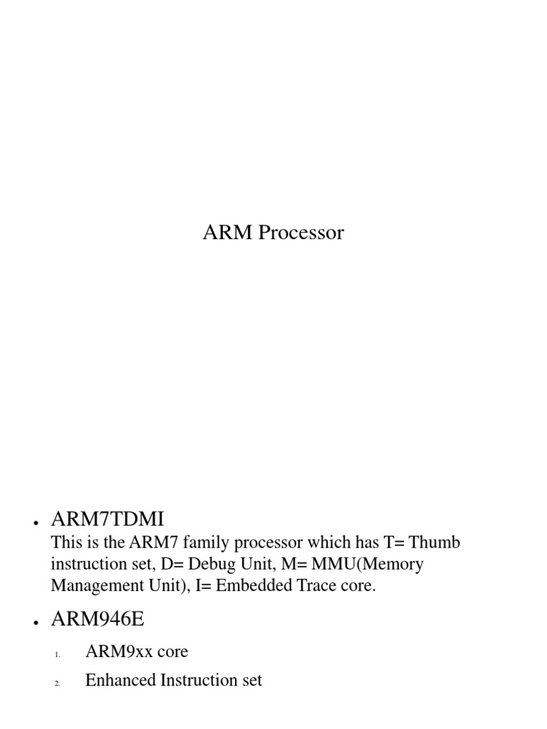 Arm2 1 | PDF | Arm Architecture | Instruction Set