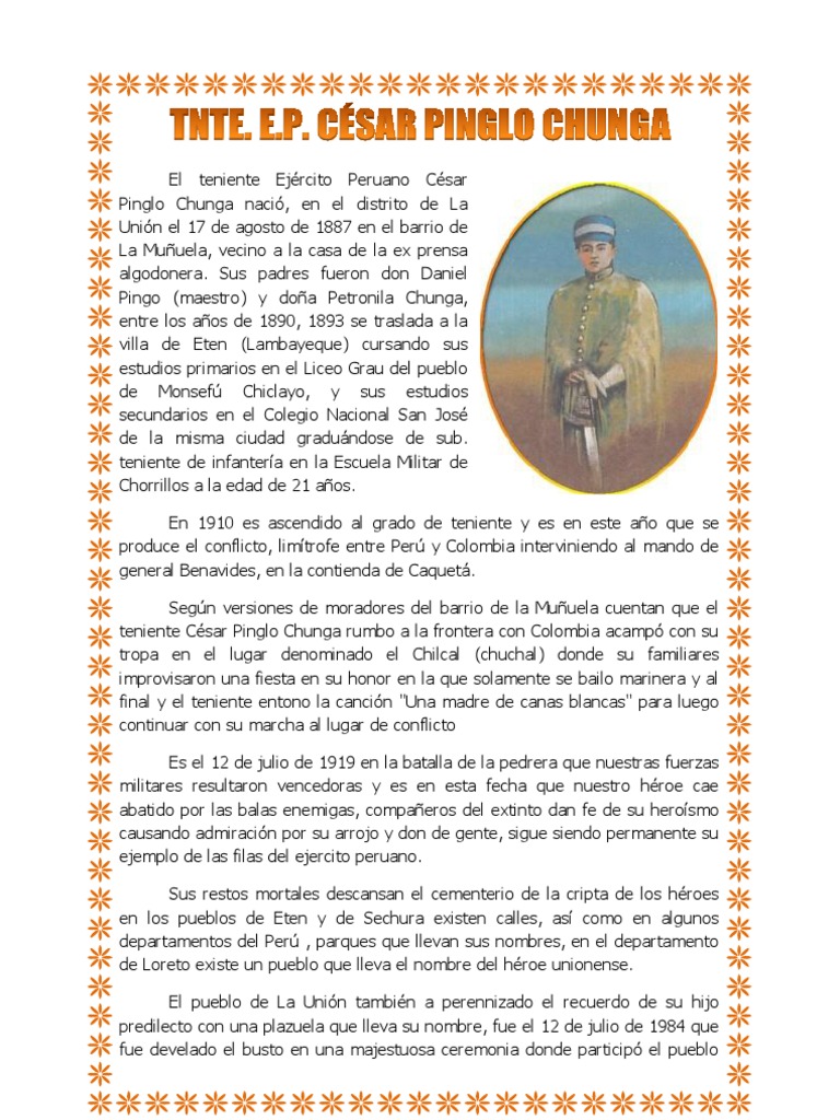 Biografia de Cesar Pinglo | PDF