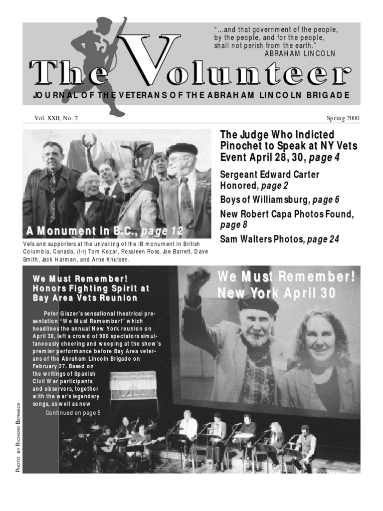 The Volunteer, March 2000 | PDF | Extradition | Justice
