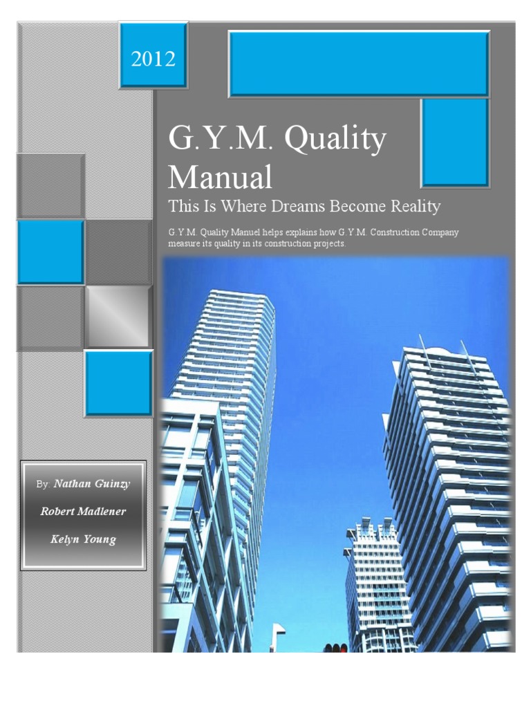 Construction Quality Manual | PDF | Correlation And Dependence | Business