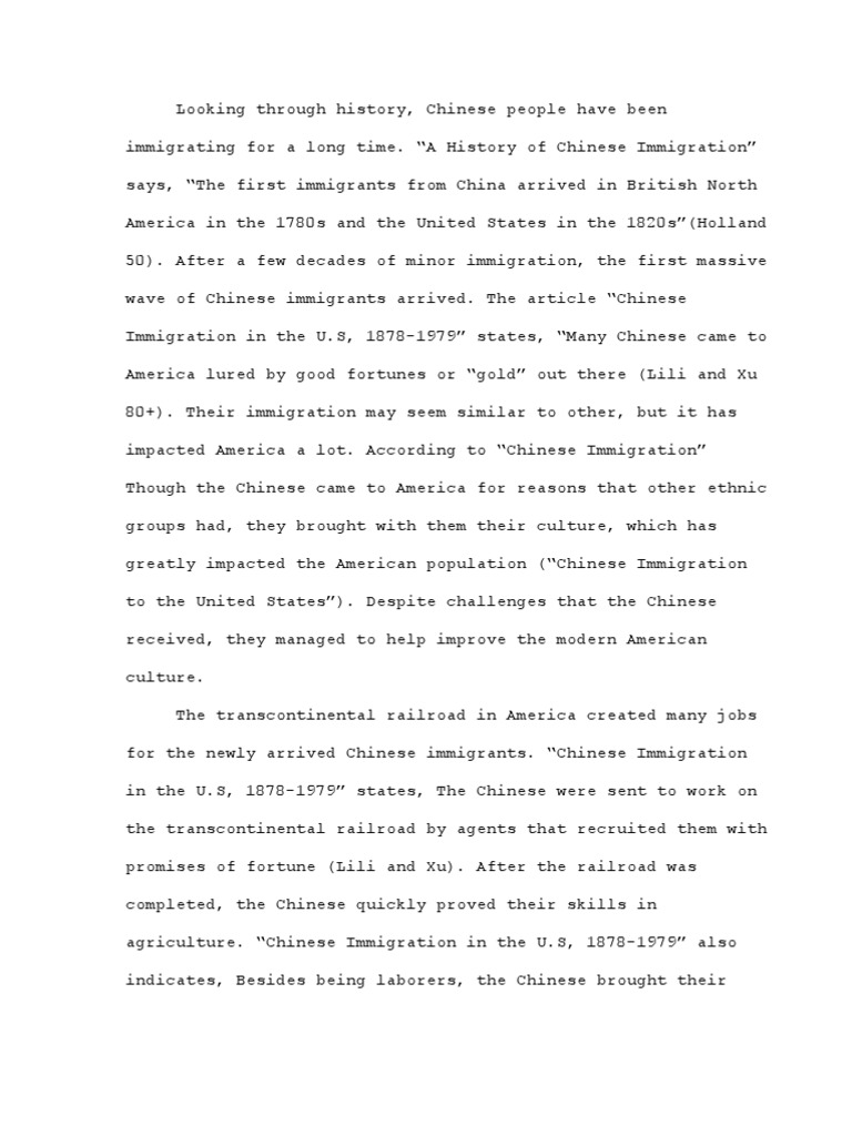 Looking Through History | PDF | Immigration | Chinese Americans