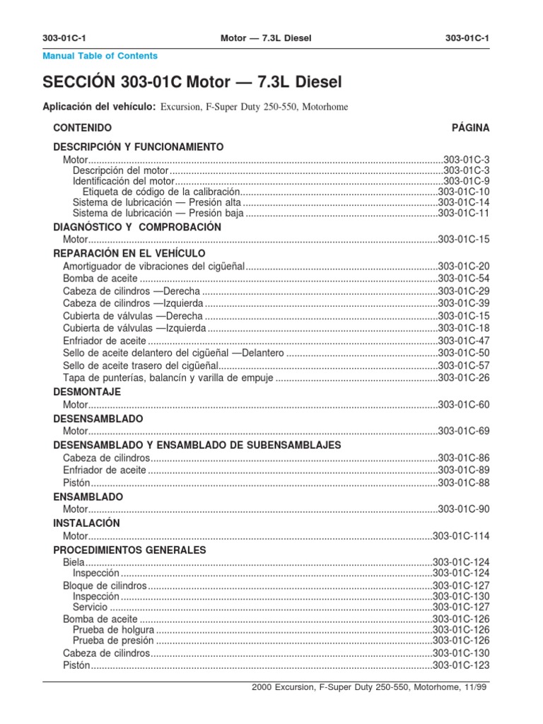 7.3 Diesel | Descargar gratis PDF | Turbocompresor | Motor diesel