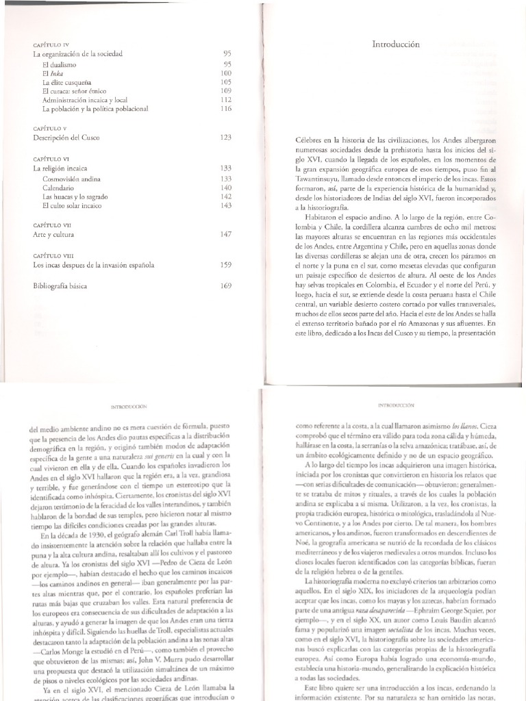 Cap 1 y 2 Los Incas, Franklin Pease | PDF