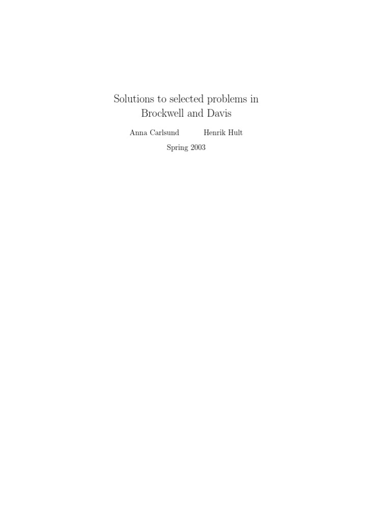 BD Solutions PDF | PDF | Stationary Process | Confidence Interval
