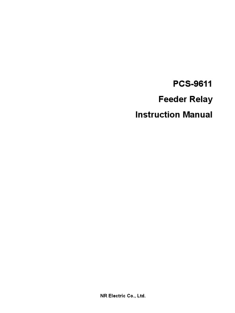 PCS-9611 X Instruction Manual en Overseas General X R1.01 (En DYBH5301 ...