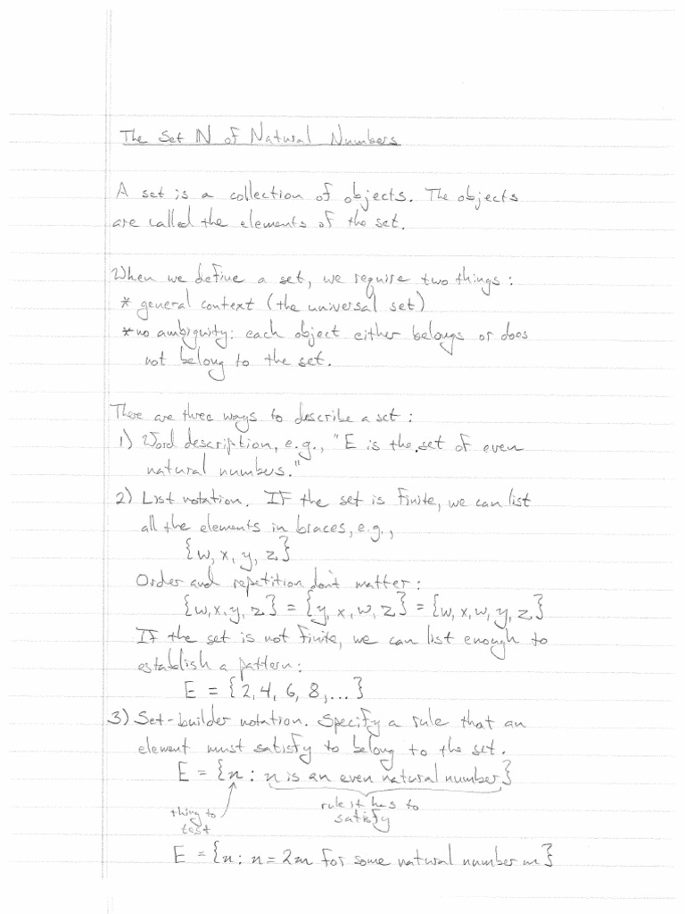 Real Analysis Notes Based On Kenneth Ross's Elementary Analysis Book | PDF