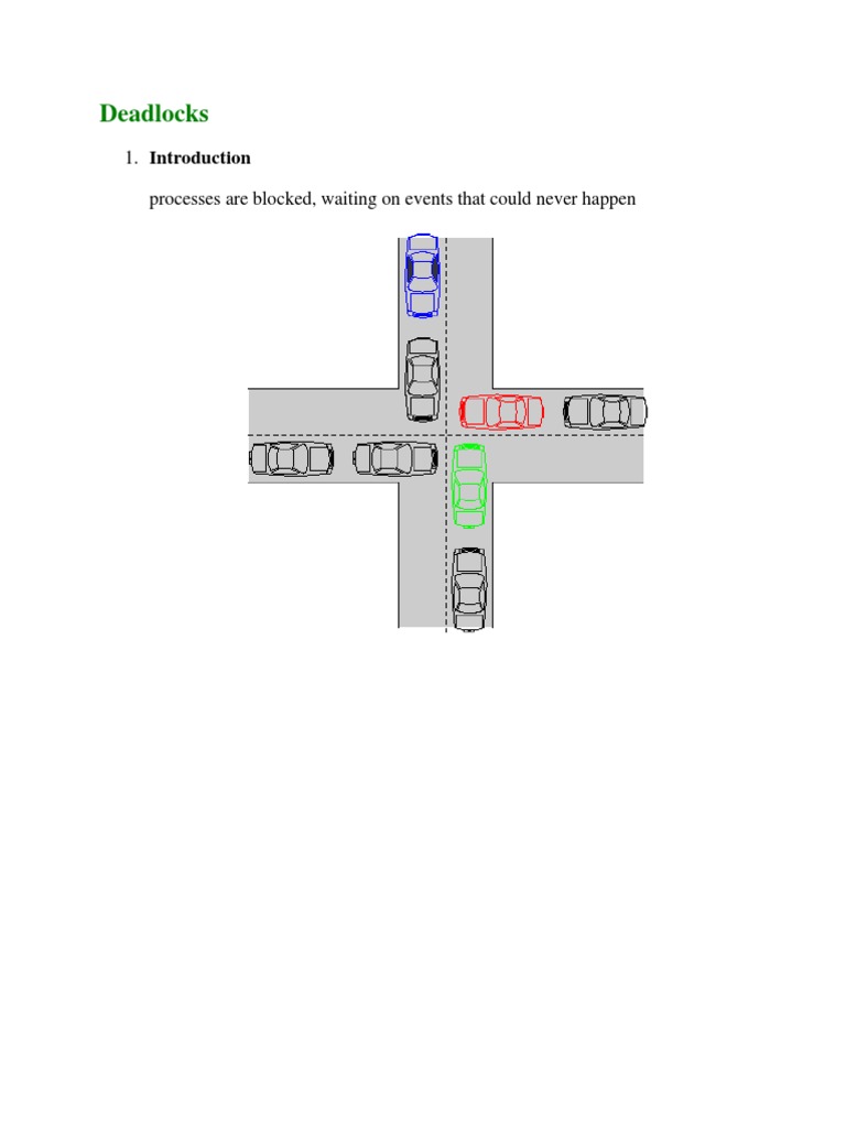 Deadlocks Docx Graph Theory Mathematical Concepts