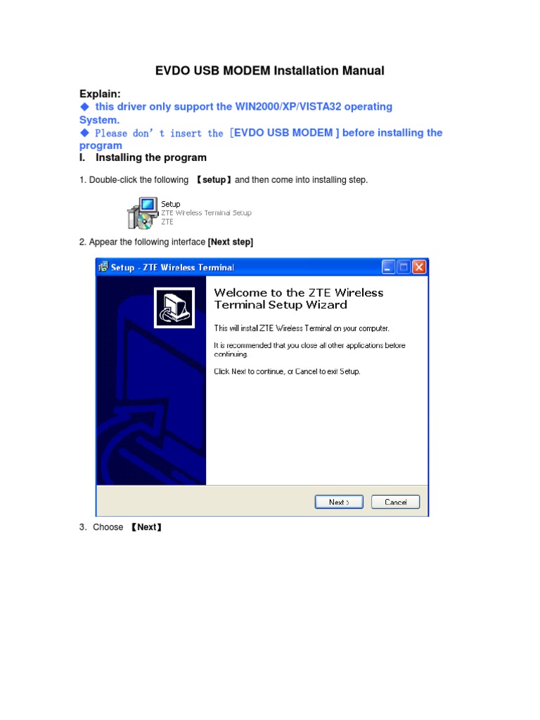 EVDO MODEM Manual | PDF | Computers