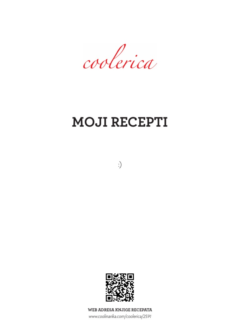 Moji Recepti 2 | PDF
