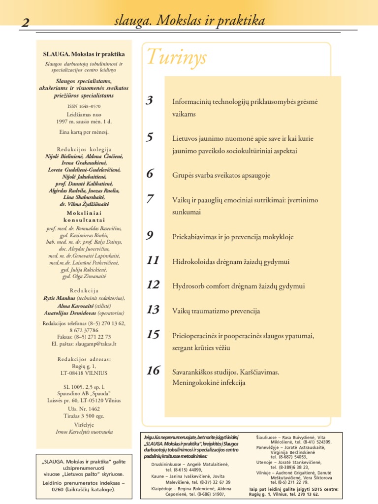 Slauga 2005 01 | PDF