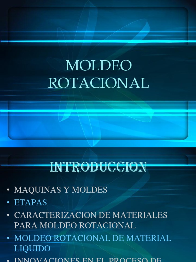 Moldeo Rotacional | PDF | El plastico | Caldera