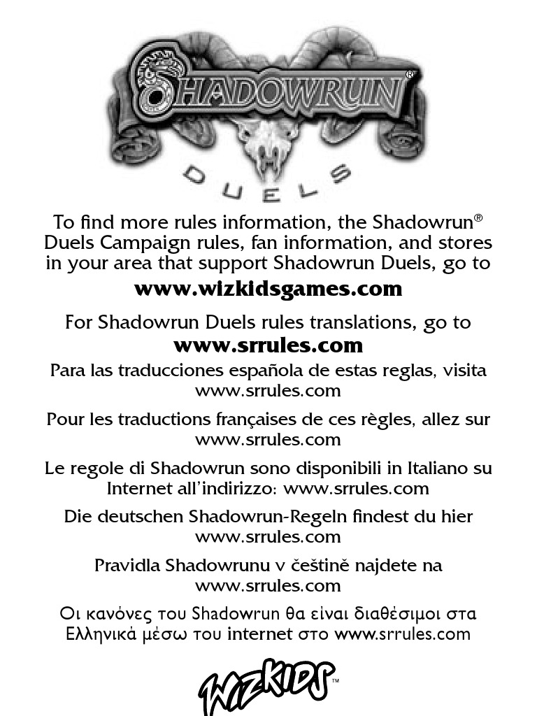 Shadowrun Rules | PDF | Dice | Gaming