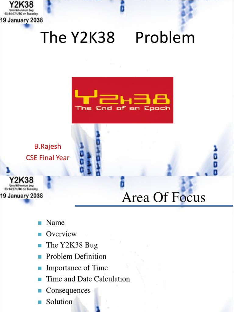 Y2K38 Problem | PDF | 64 Bit Computing | Computing