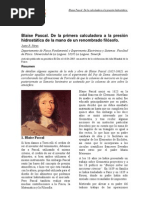 7 Aportaciones de Blaise Pascal Al Mundo de La Ciencia | PDF | Vacío ...