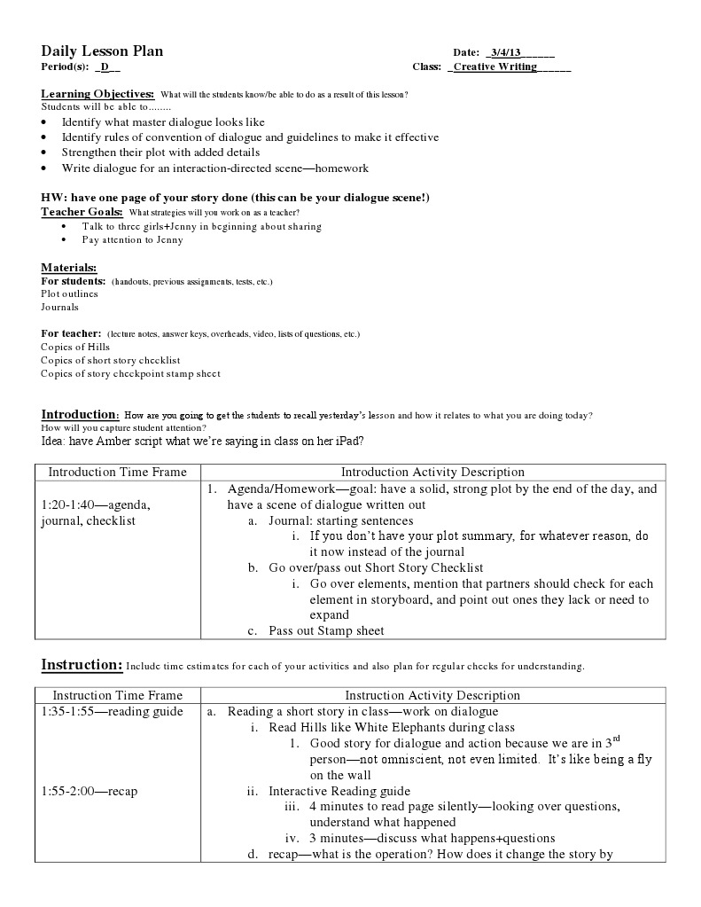 Dialogue Lesson | PDF | Lesson Plan | Learning