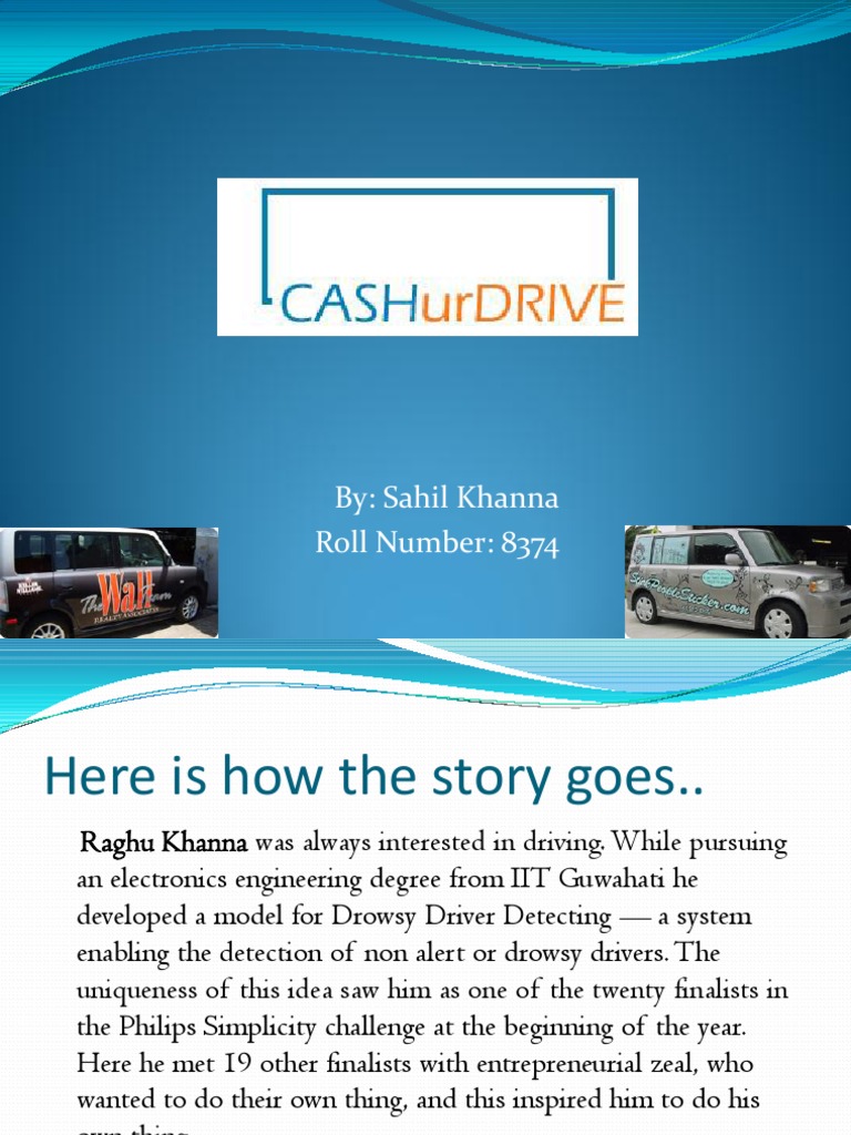 Cash Ur Drive | PDF | Advertising | Entrepreneurship