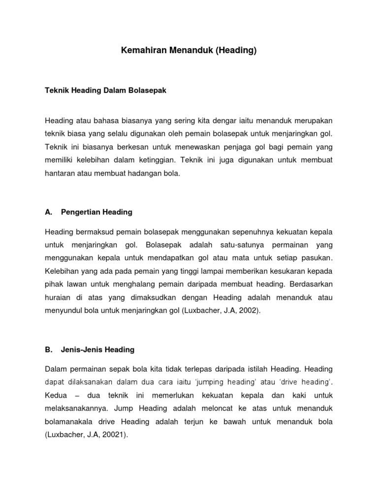 Kemahiran Menanduk | PDF