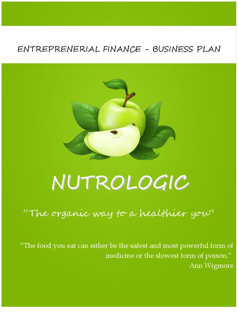 Business Plan | PDF | Expense | Nutrition